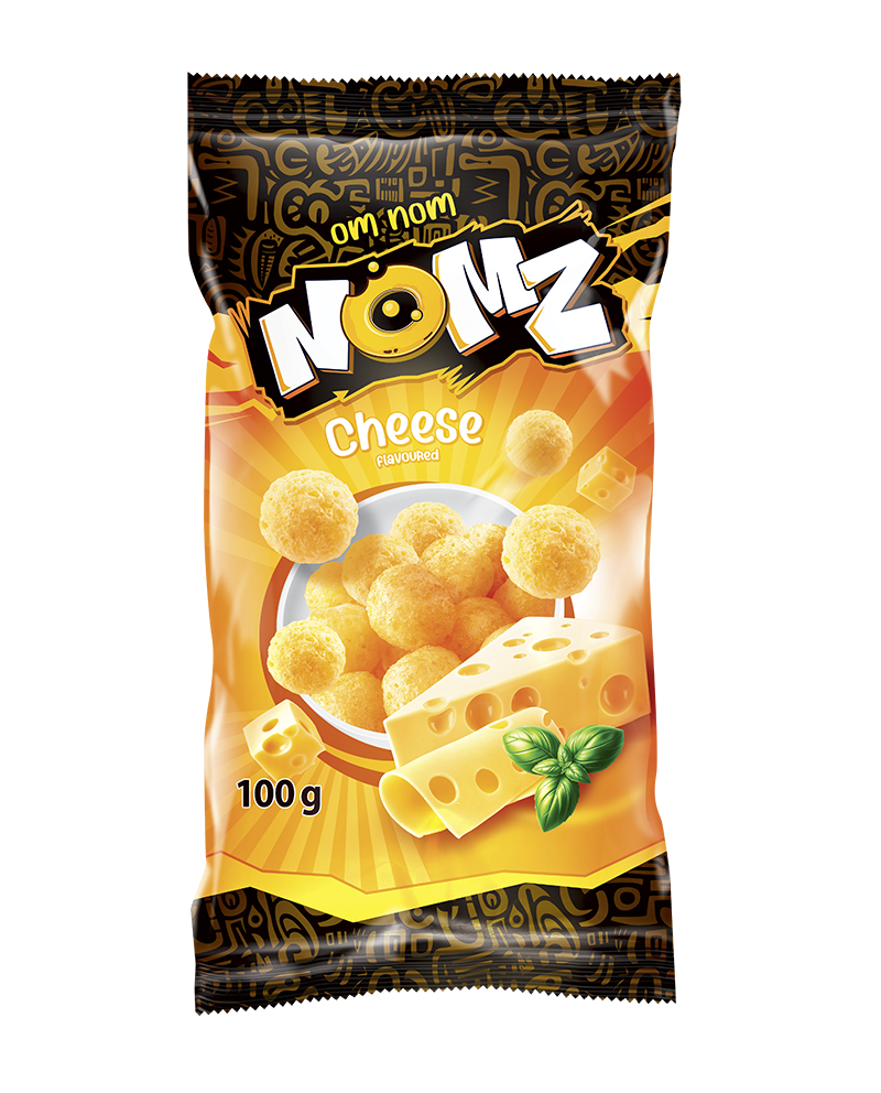 NOMZ - Chrupki Kukurydziane Nowej Generacji | 7 Niesamowitych Smaków